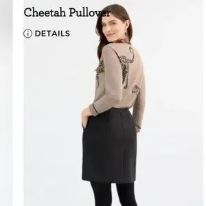 CAbi | Sweaters | Nwt Cabi 4658 Cheetah Pullover | Poshmark